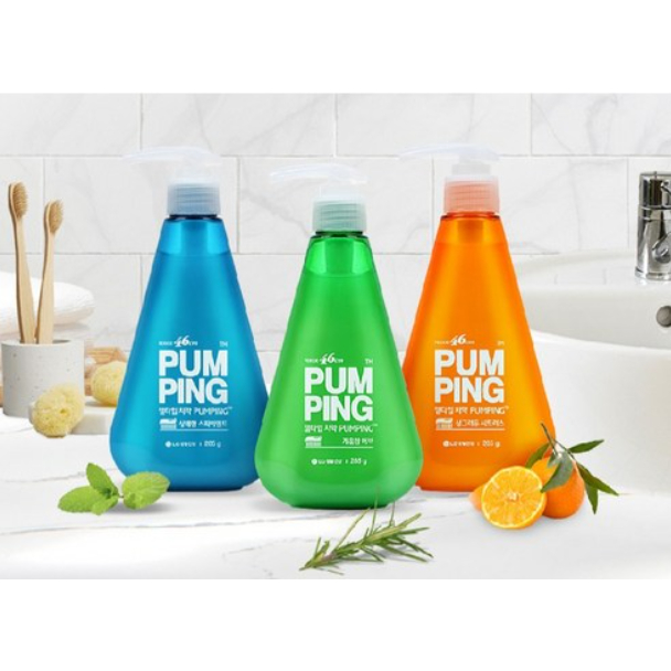 [Perio] Pumping Toothpaste, Korean Toothpaste, 285g, 3 varieties ...