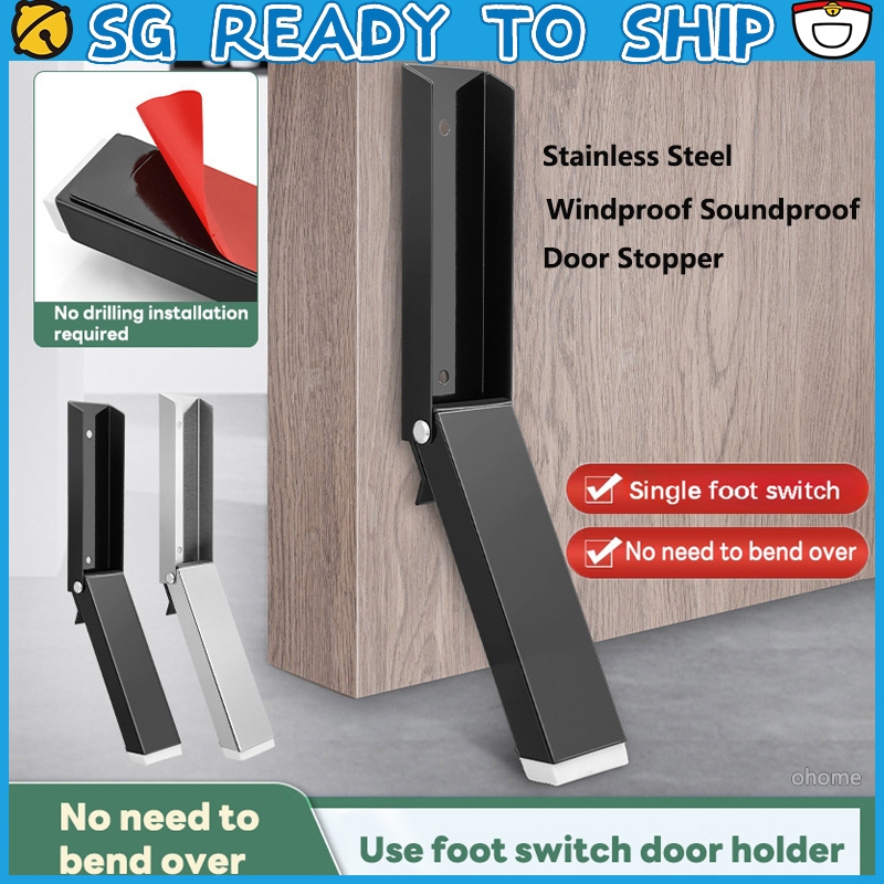 Heavy Duty Door Stopper For Main Door Foot Step On Door Stop Kids ...