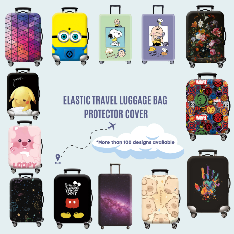 [SG Seller] Part 8 New Arrival Elastic Travel Luggage Bag Protector ...
