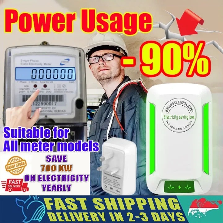 Smart Power Saver Box [Save 1000 KiloWatt-Hours] Home Energy-Saving ...