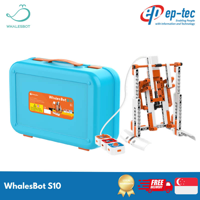 WhalesBot S10 World of Coding & Construction Screen-free Coding Kit for ...