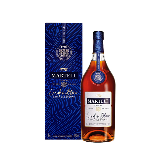 Martell Cordon Bleu Cognac 1 Litre with Box | Shopee Singapore