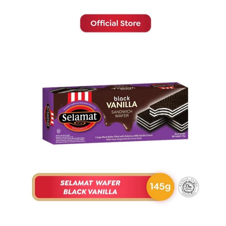 DELFI WAFER SELAMAT 145GR / SELAMAT WAFER DELFI CHOCOLATE WAFER VANILLA ...