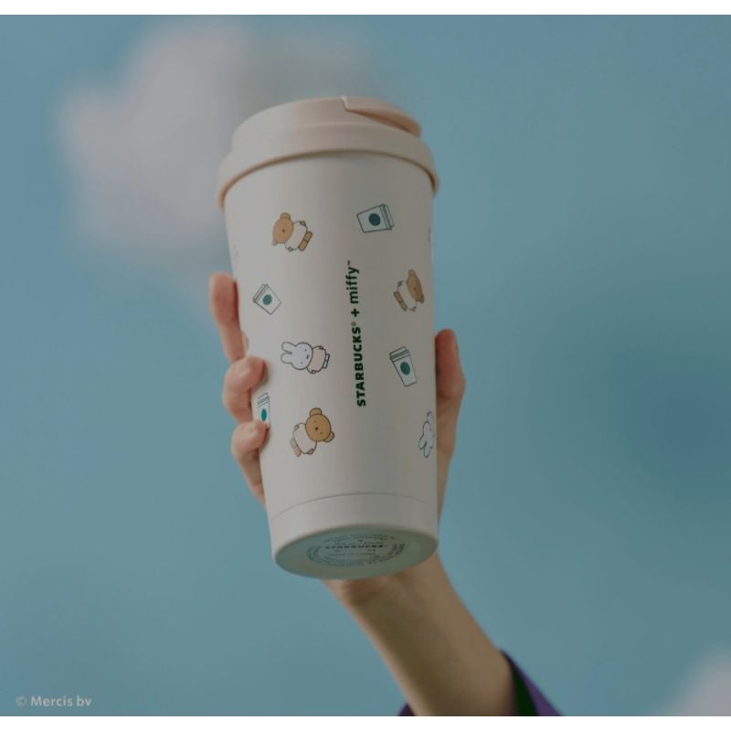 Starbucks x Miffy Stainless Steel Tumbler 16oz | Shopee Singapore