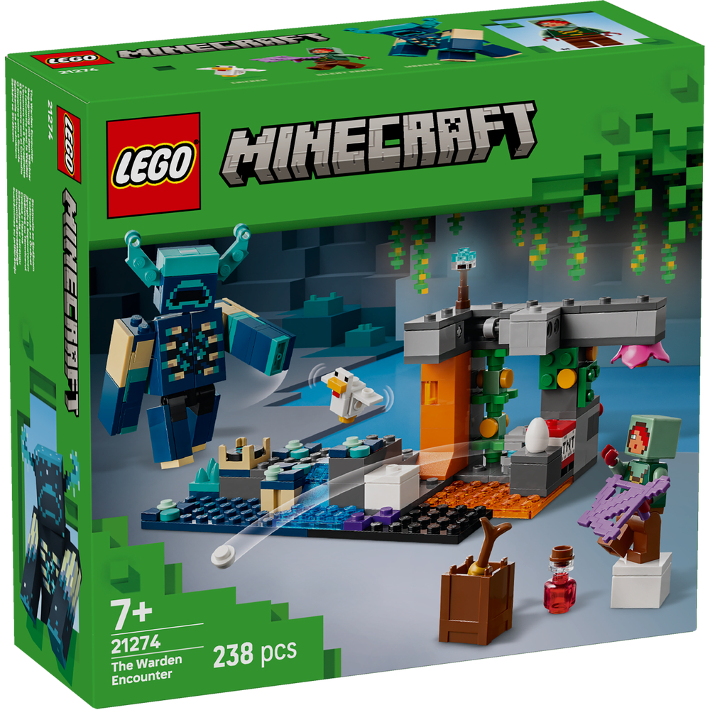 LEGO Minecraft 21274 The Warden Encounter | Shopee Singapore
