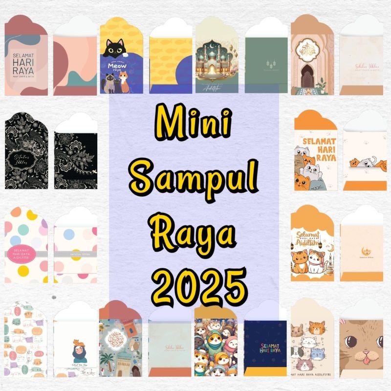 [Readystock]SAMPUL DUIT HARI RAYA FLORAL/MASJID/CAT 2025 (HARI RAYA ...