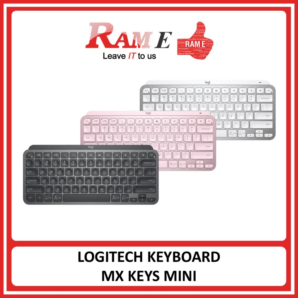 Logitech MX Keys Mini / MX Mechanical Wireless Illuminate Keyboard ...