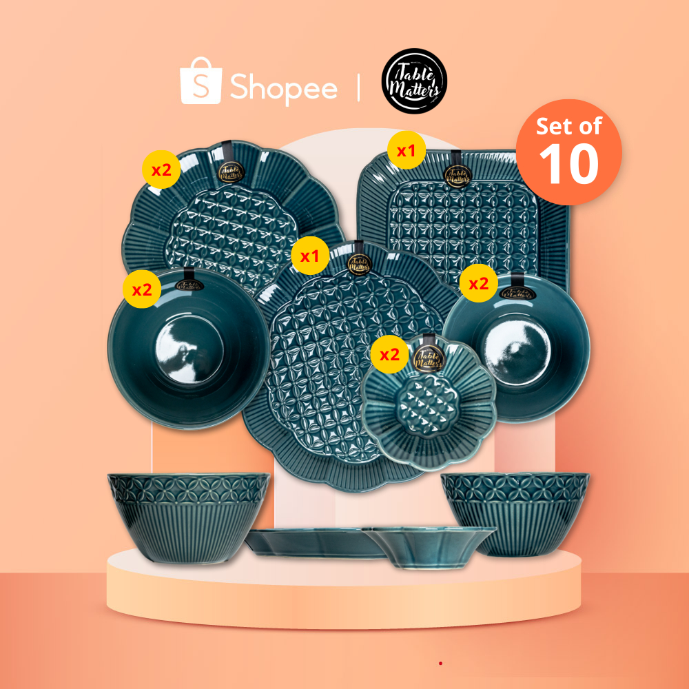 Shopee x Table Matters - Shippo Ocean 10PCS Dining SBrand Box Set ...