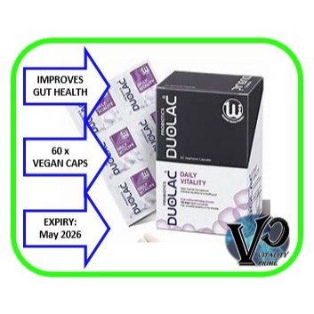 DUOLAC Daily Vitality Probiotics [Exp Feb 2027] 60 x Vegan Caps ...