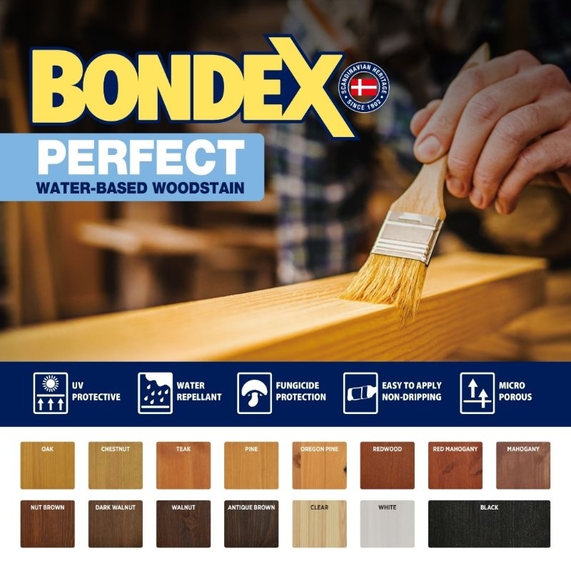 Bondex Water-Based Wood Stain for Floor, Furniture and Outdoor Use ...