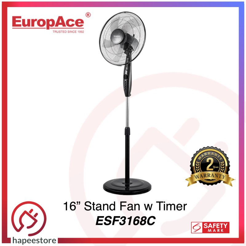Europace 16 Stand Fan with Timer - ESF3168C ESF 3168C ( 2 Years ...