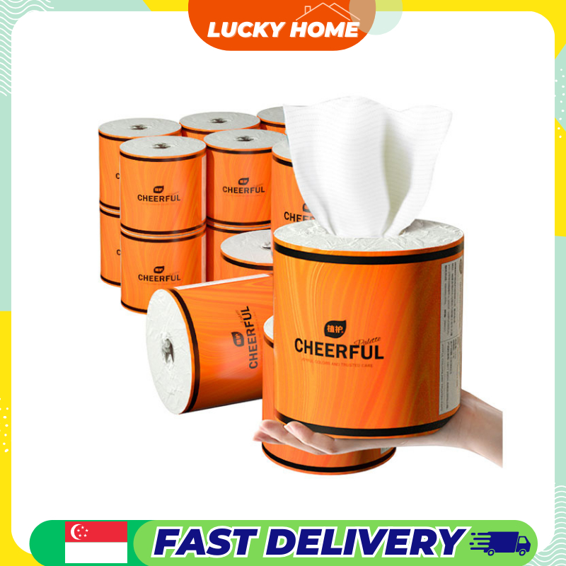 【16 Rolls / Box】5-Ply Toilet Paper Roll / Original Wood Pulp Soft to ...