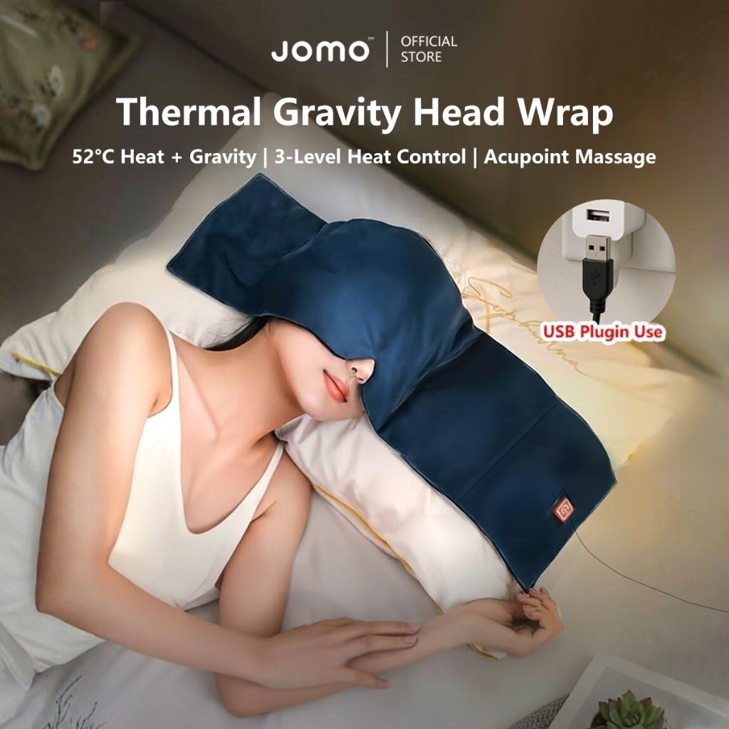 SG Ready Stocks Thermal Gravity Head Wrap Weighted Steam Heated Eye ...