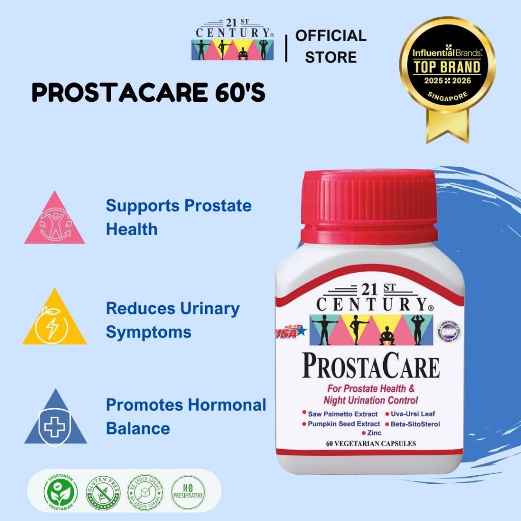 21st Century Prostacare 60 Vegetarian Capsules | Shopee Singapore