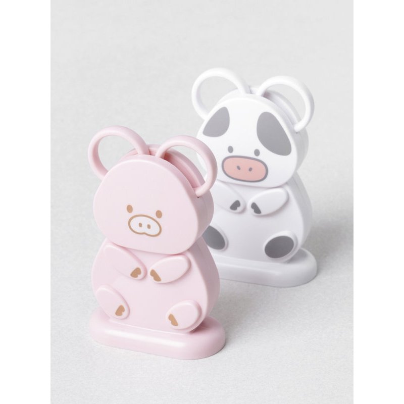 Daiso Korea Animal Standing Mini Scissors Set - Cow & Pig / Safety ...