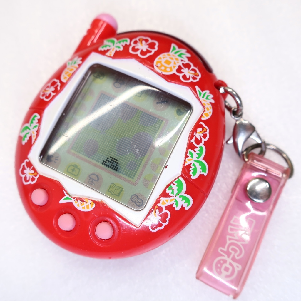 Tamagotchi Connection Plus Aloha Pineapple Red ver 2004 Bandai Virtual ...