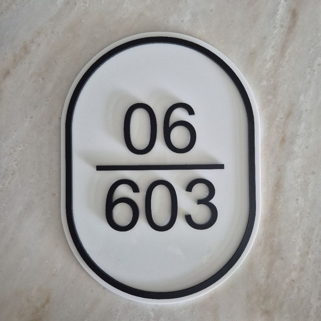 Customised Door Unit Number | Unit Number Signage | Housewarming | Made ...