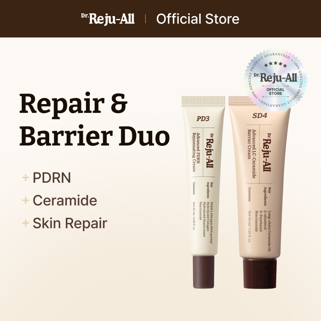 [Dr.Reju-all Official] [DUO] PD3+SD4 Repair & Barrier Duo | PDRN Cream ...