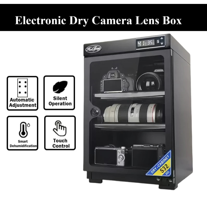dry box Dry cabinet Intelligent Electronic Moisture-Proof Box Camera ...