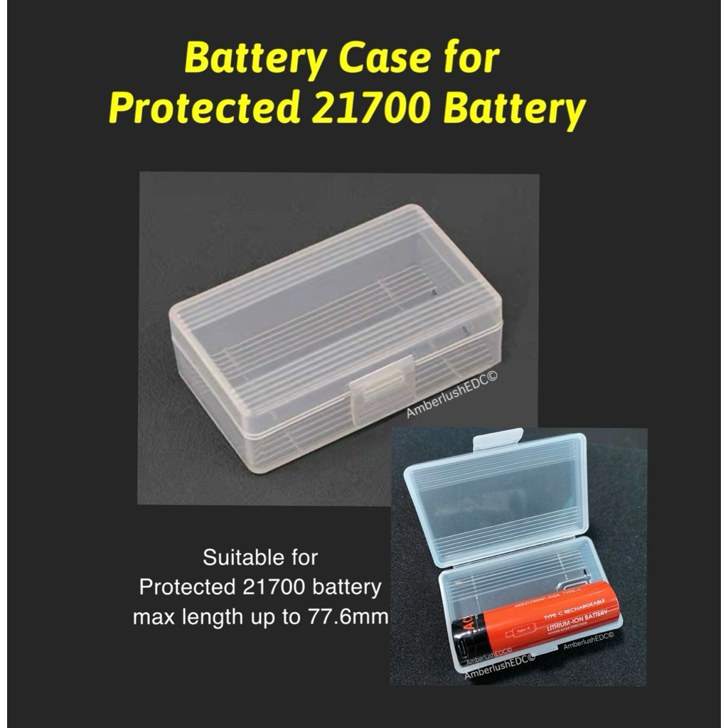 2*21700 1*21700 2*18650 Battery Case for Protected 21700 18650 Battery ...
