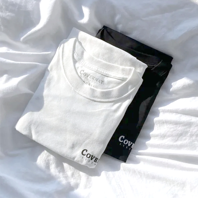 [Buy 1 Get 1] COVERNAT Unisex Essential Cool Cotton 2-PACK T Shirt - 3 ...
