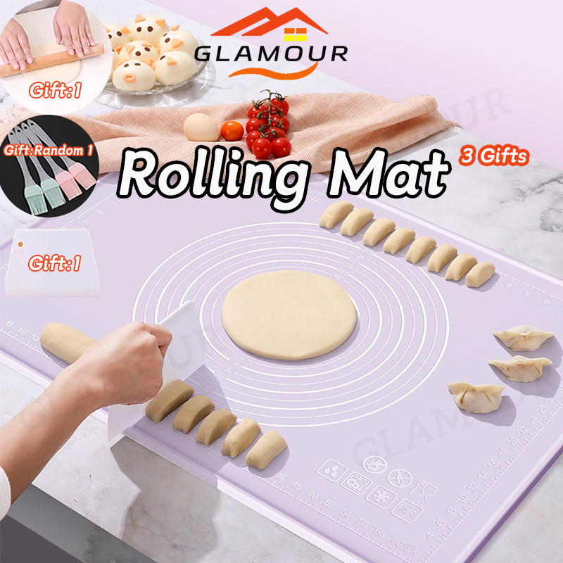 [SG] 50*70CM Silicone Baking Mat Non Stick Rolling Silicone Mat ...