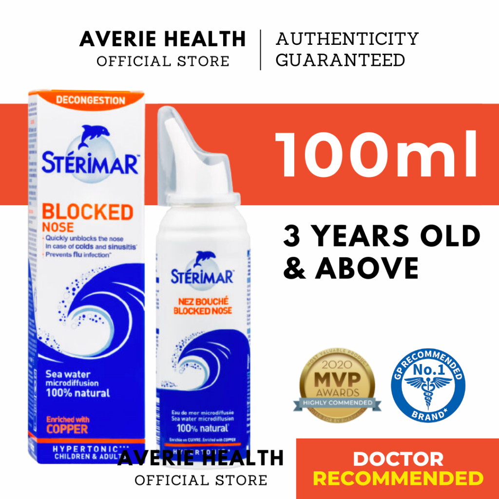 [EXP 12/27] Sterimar Blocked Nose Hypertonic Nasal Spray 100ml ...