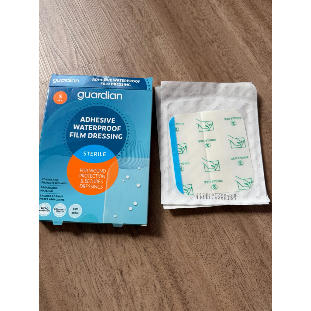 Guardian adhesive waterproof film sterile dressing 9cm x 10cm (4pcs ...