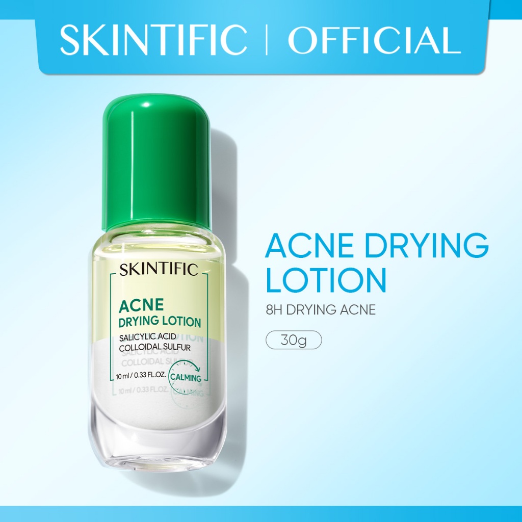 [NEW] SKINTIFIC Acne Drying Lotion Salicylic Acid Acne spot treatmen ...