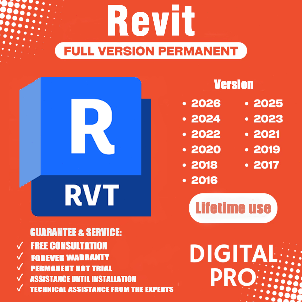 【Lifetime】Revit 2026-2018 |Windows/10/11latest Version|Full Version ...