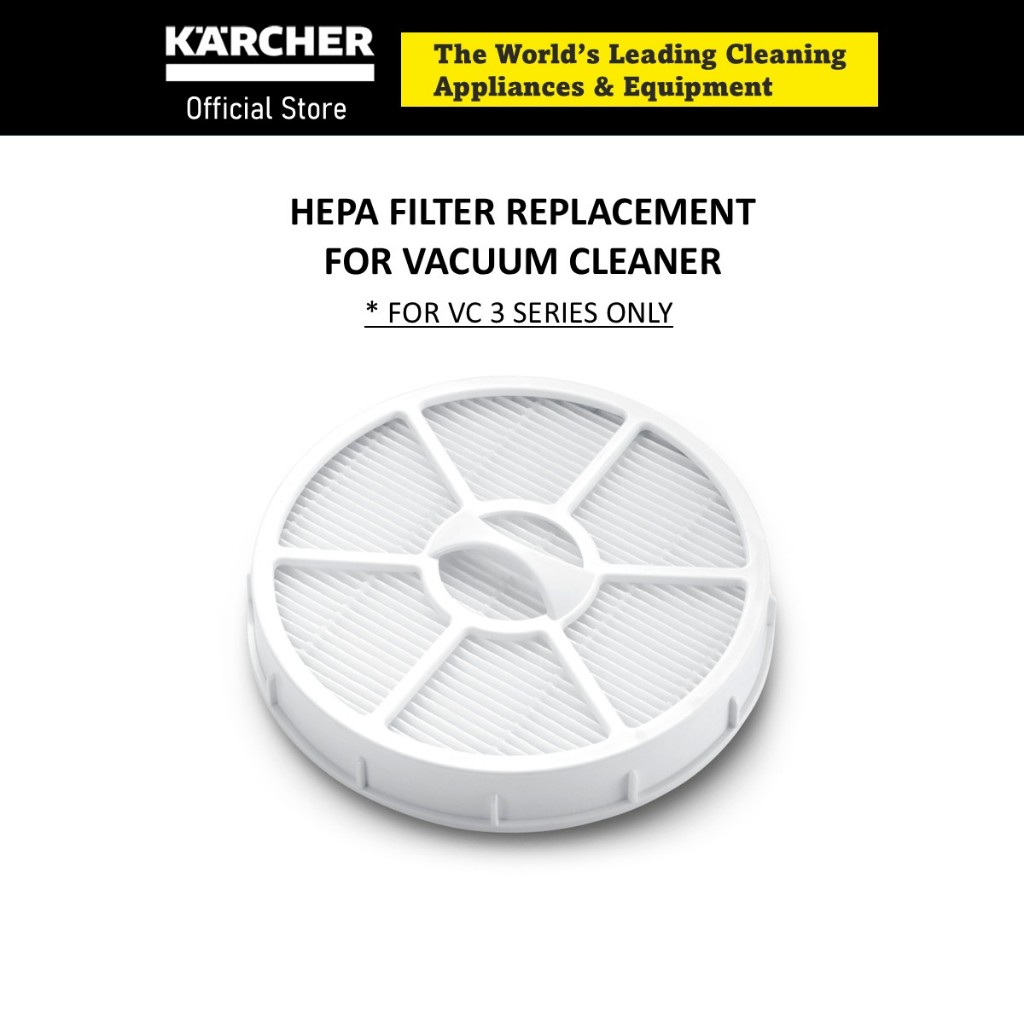 KARCHER HEPA 13 Hygiene Filter for Bagless Vacuum Cleaner VC 3 VC 3 ...