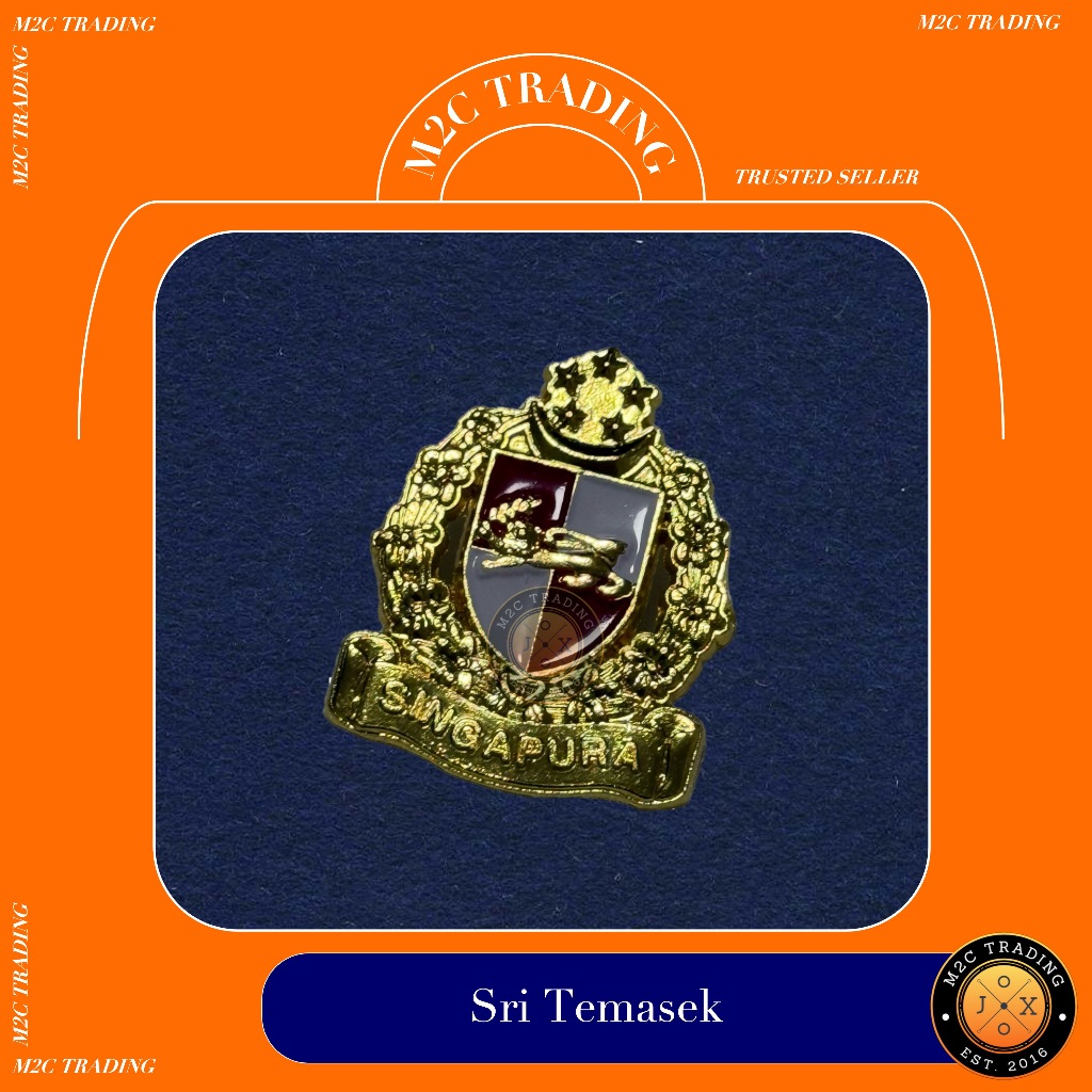 PREMIUM METAL BADGE | SRI TEMASEK | SG60 | SAF | SCDF | SINGAPORE | PIN ...