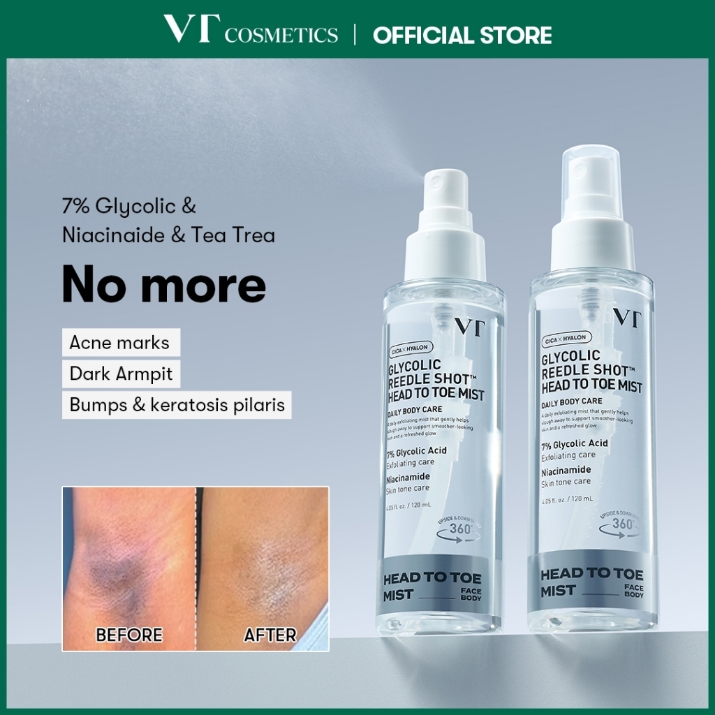 [VT] Glycolic Acid Reedle Shot Head to Toe Mist 7% Glycolic Acid ...