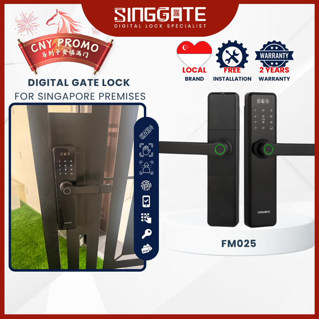 【Synchronized Model】FREE Installation | SINGGATE [FM025] Digital Gate ...
