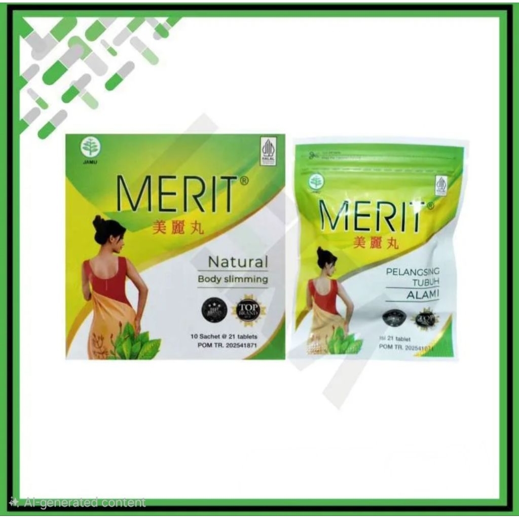 🔥Original HQ🔥[LOCAL SG] Jamu Merit Natural Body Slimming (10 sachet ...