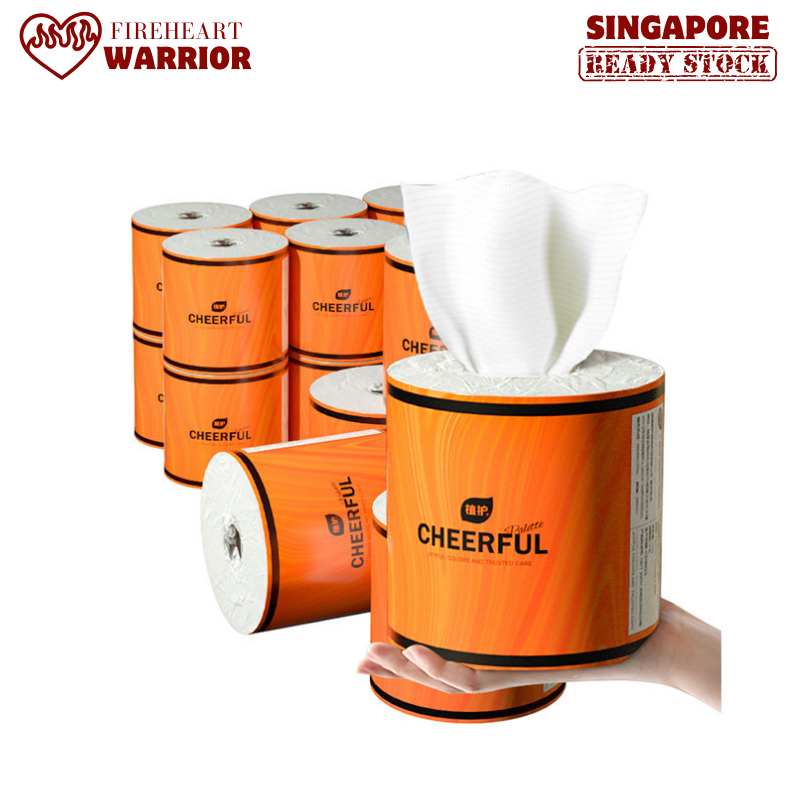 【16 Rolls / Box】5-Ply Toilet Paper Roll / Original Wood Pulp Soft to ...