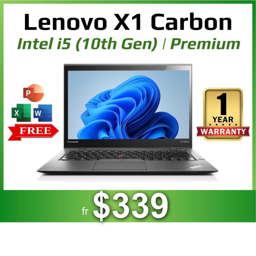 [Refurbished] Lenovo ThinkPad X1 Carbon Laptop | 14 Inch Slim | i5 10th ...