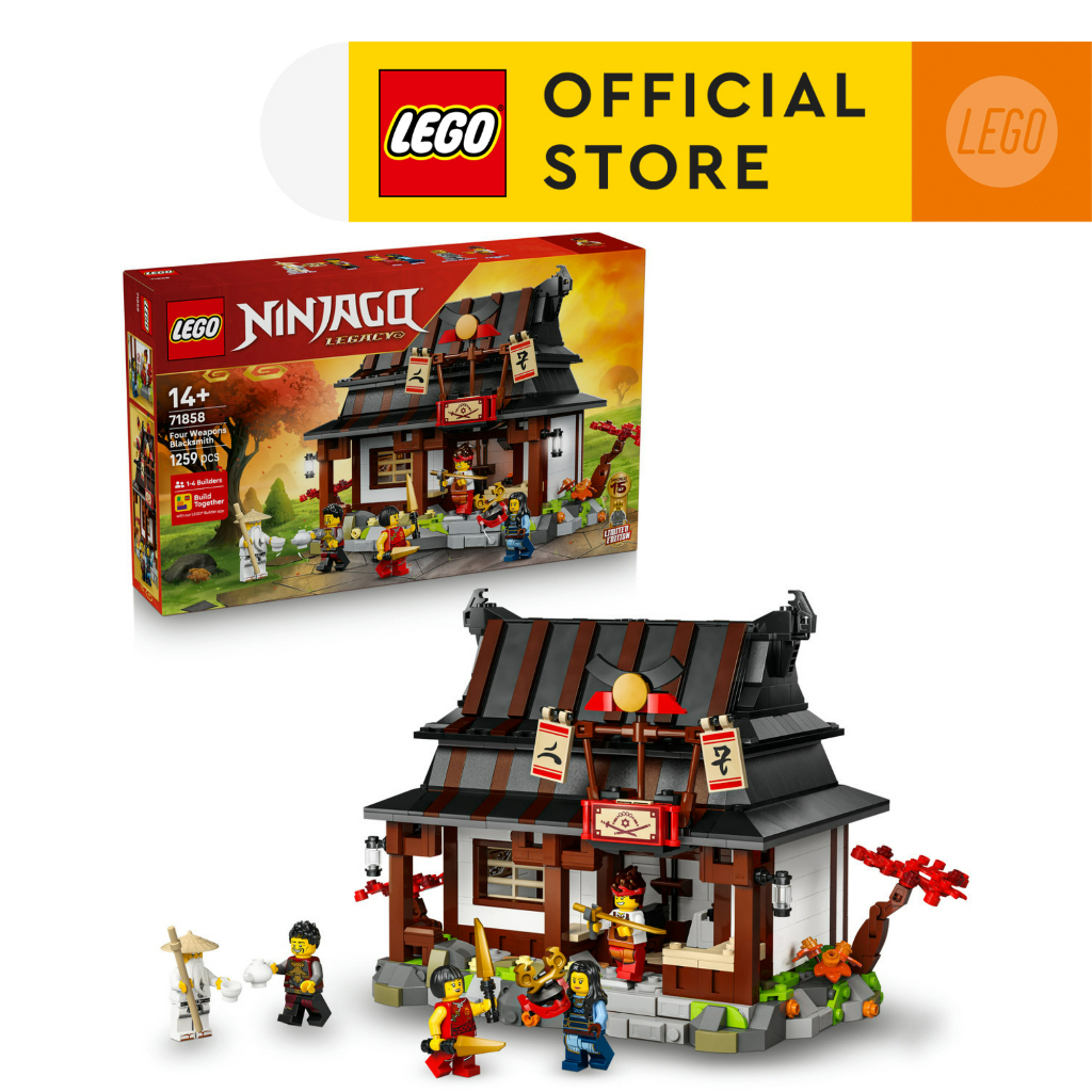 LEGO NINJAGO 71858 Four Weapons Blacksmith 15th Anniversary (1259 ...