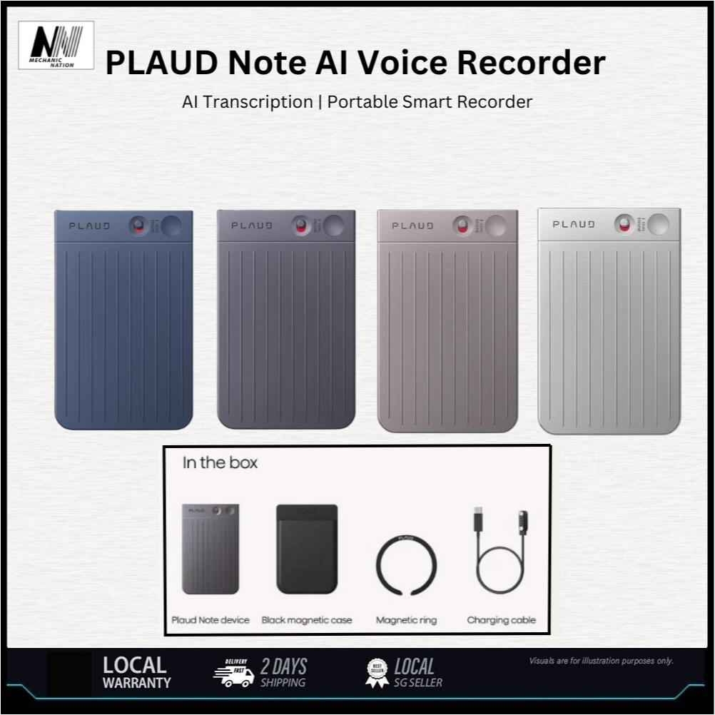 PLAUD Note AI Voice Recorder | AI Transcription, Smart Summary ...