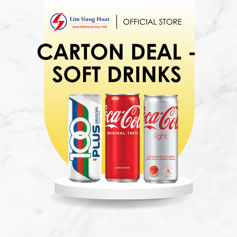 [WHOLESALE] 100 Plus Original | Coke Original Less Sugar | Coke Less ...