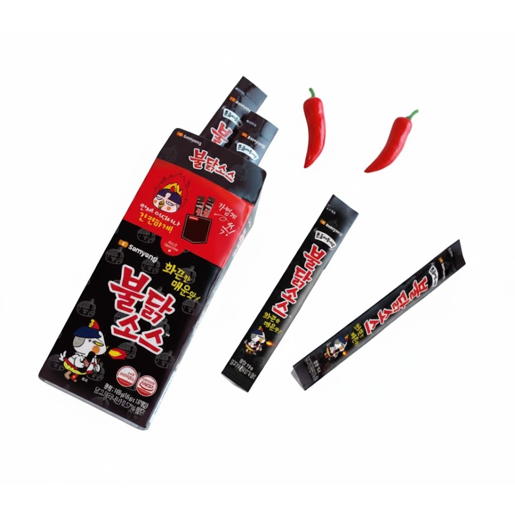 Samyang Buldak Hot Chicken Sauce Stick 16g x 10 Packs | Korean Spicy ...