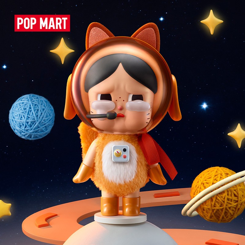 POP MART Crybaby Space Cat Figurine-Orange | Shopee Singapore