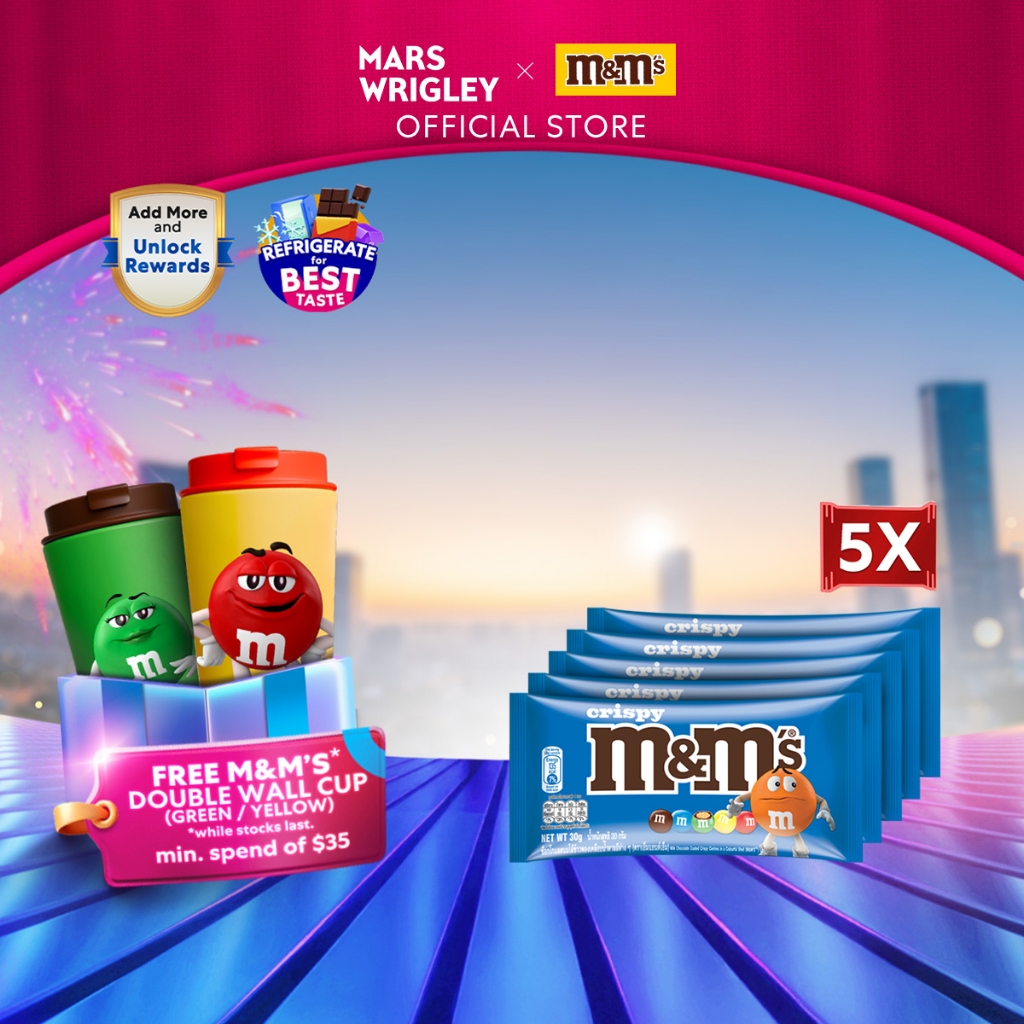 M&M'S Crispy Chocolate Bundle 30G X 5 Chocolate / Crispy / Party ...