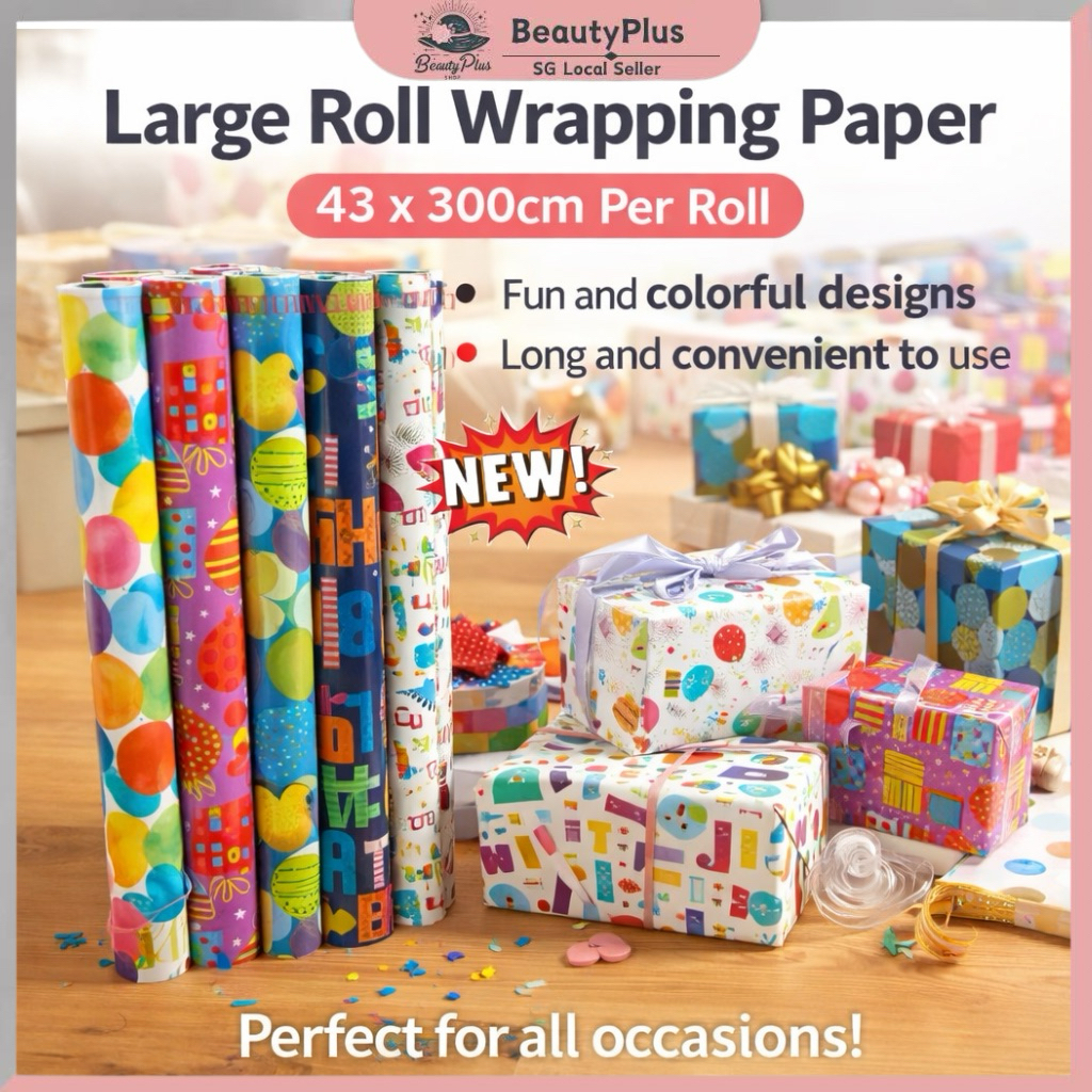 Buy paper roll wrapping At Sale Prices Online - July 2026 | Shopee ...