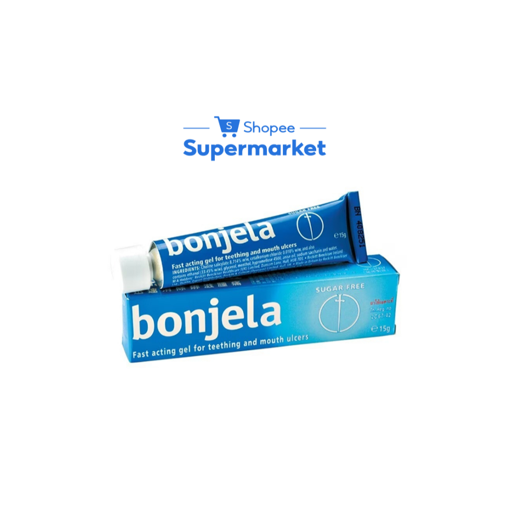 BONJELA Gel for Teething & Mouth Ulcers (Rapid Relief from Mouth Ulcers ...