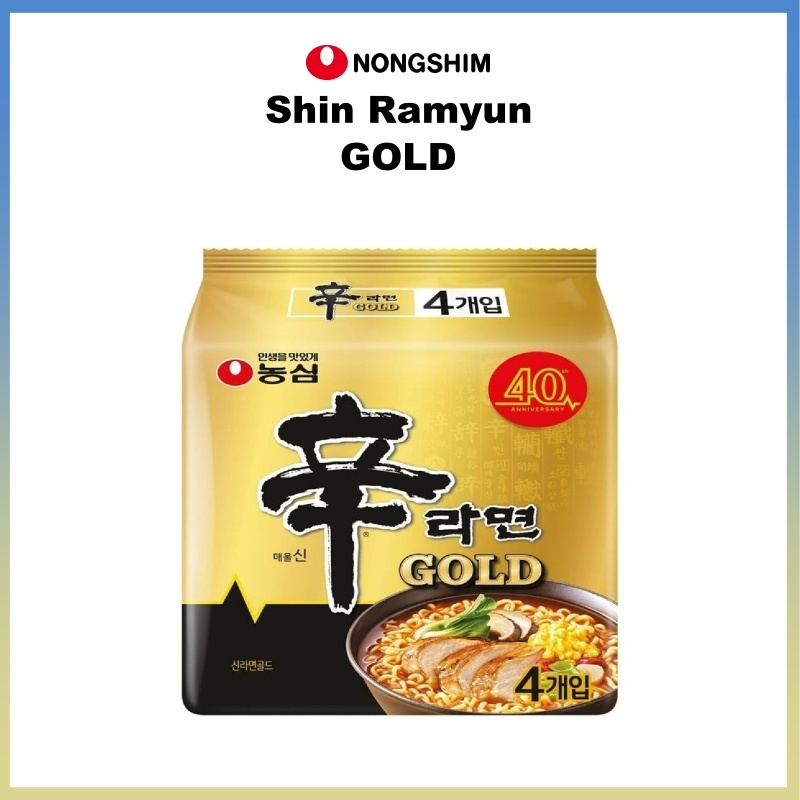 [NONGSHIM] Shin Ramyun GOLD, 4ea / Shin Ramyun / the Newest ramen ...