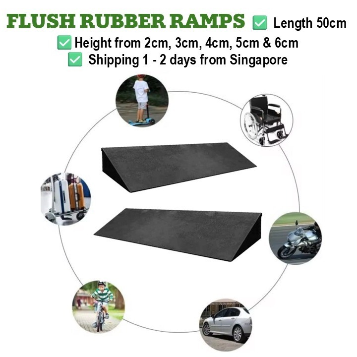RUBBER RAMPS FLUSH & SMALL DIMENIONS @ HEIGHT 2CM TO 6CM X LENGTH 50CM ...