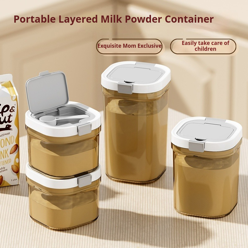 【SG Seller】Baby Brown Milk Powder Storage Jar Food Storage BPA Free ...
