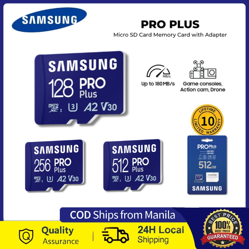 Samsung PRO PLUS Micro SD Cards 128GB 256GB 128GB Micro SD Cards ...