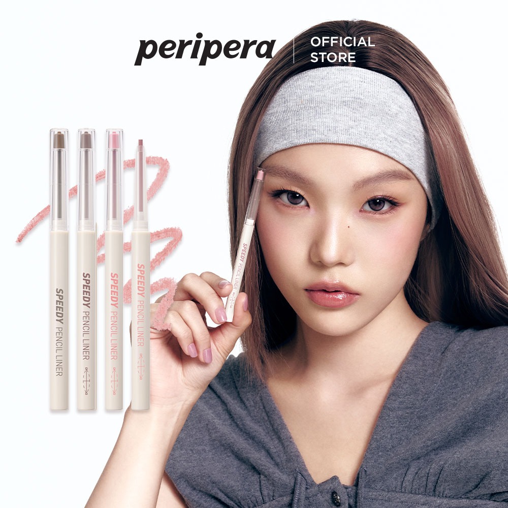 [PERIPERA - NEW COLOR] Speedy Pencil Eyeliner 0.14g - Easy drawing ...